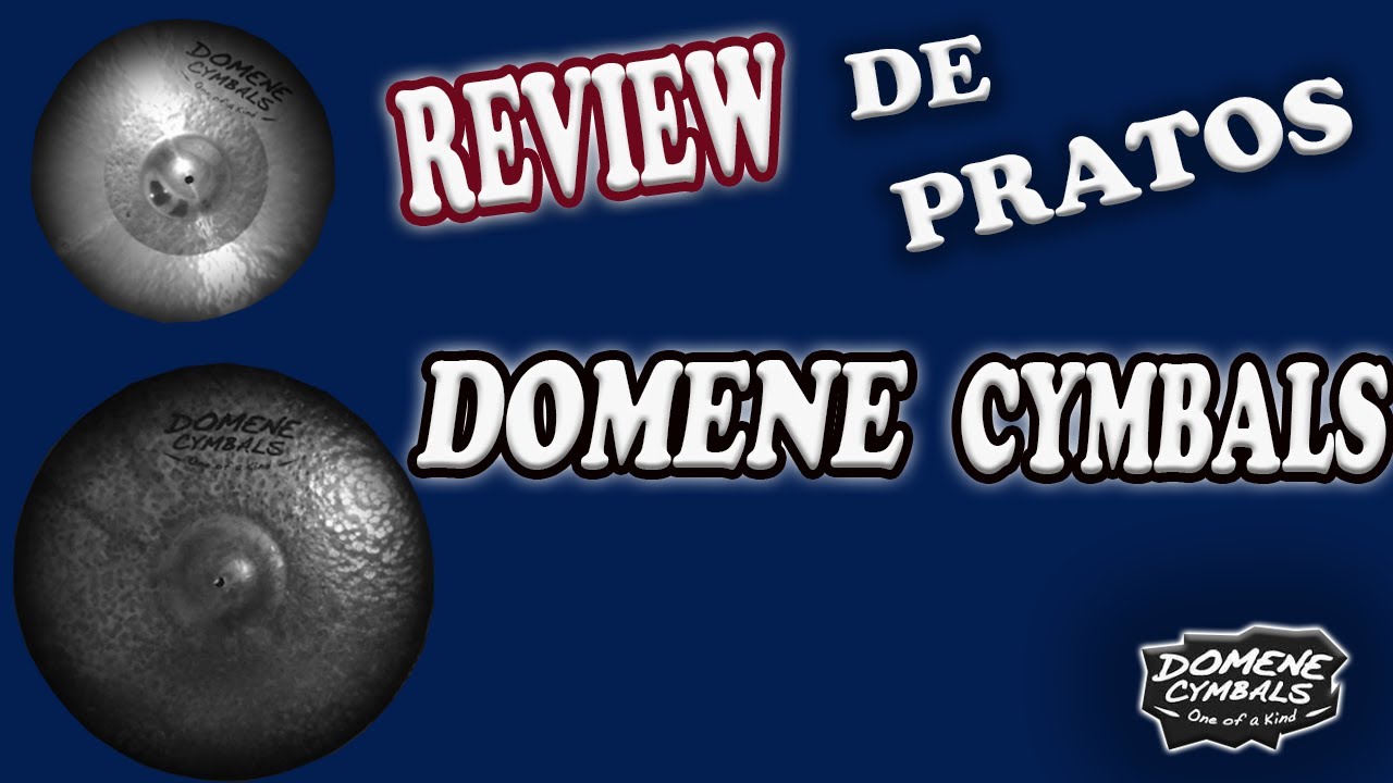Review- kit de pratos Domene Cymbals - YouTube