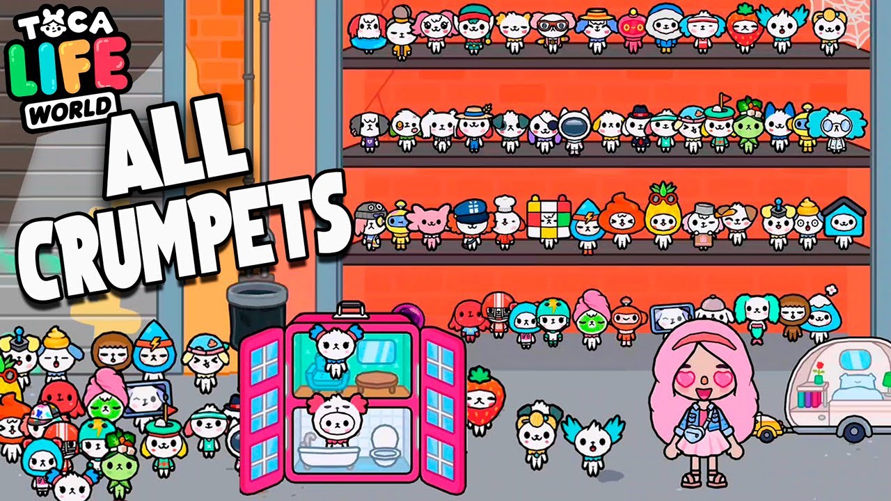 ALL my CRUMPETS TOCA BOCA 😍🌎 Toca Life World secret crumpets #tocaboca ...