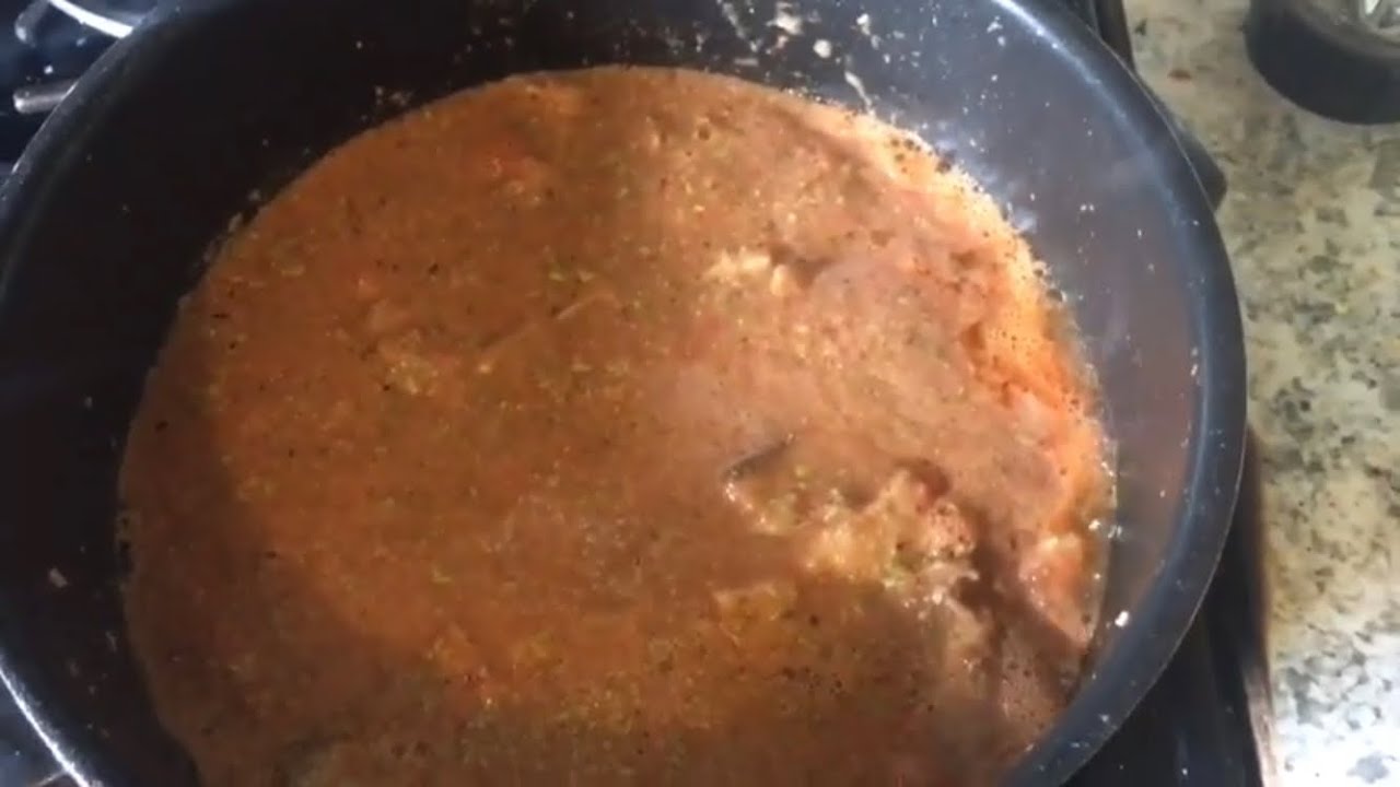 Chile de guaje con carne de puerco - YouTube