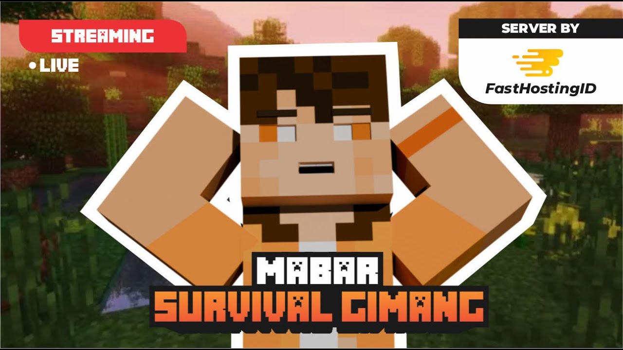 MABAR SERVER MINECRAFT AMPE MENCRET BEDROCK & JAVA - YouTube