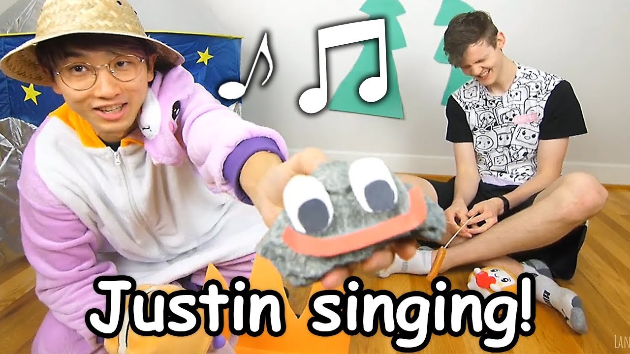LankyBox Justin SINGING COMPILATION! (LankyBox Music Video! *FUNNY ...