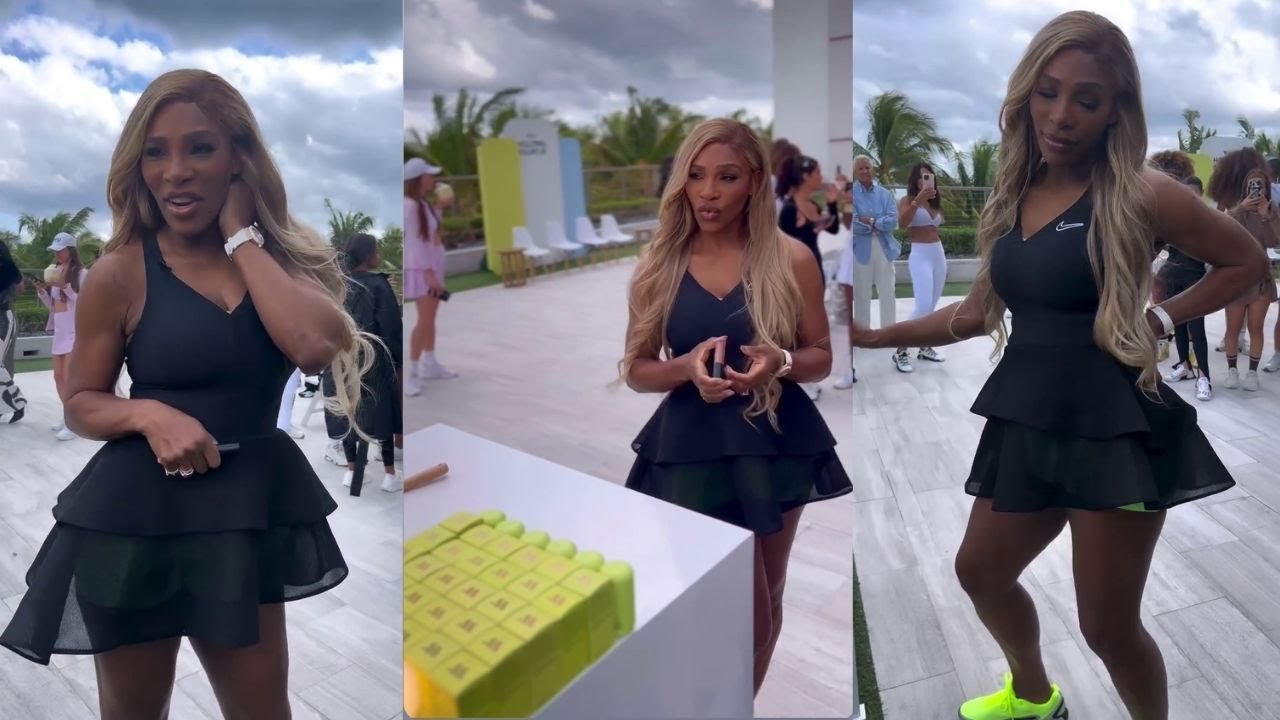 Serena Williams Stuns Fans with New Look & Dance Moves in Miami! 🌟 ...