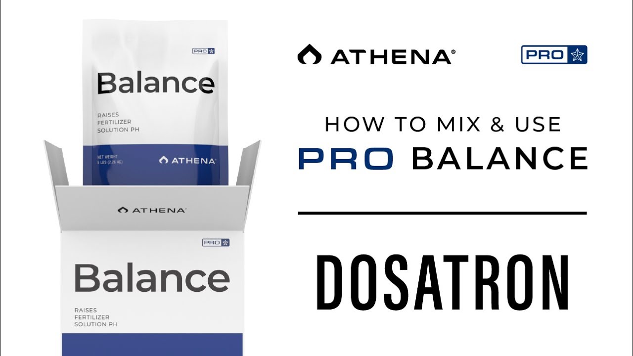 How to mix & use Pro Balance – Dosatron - YouTube