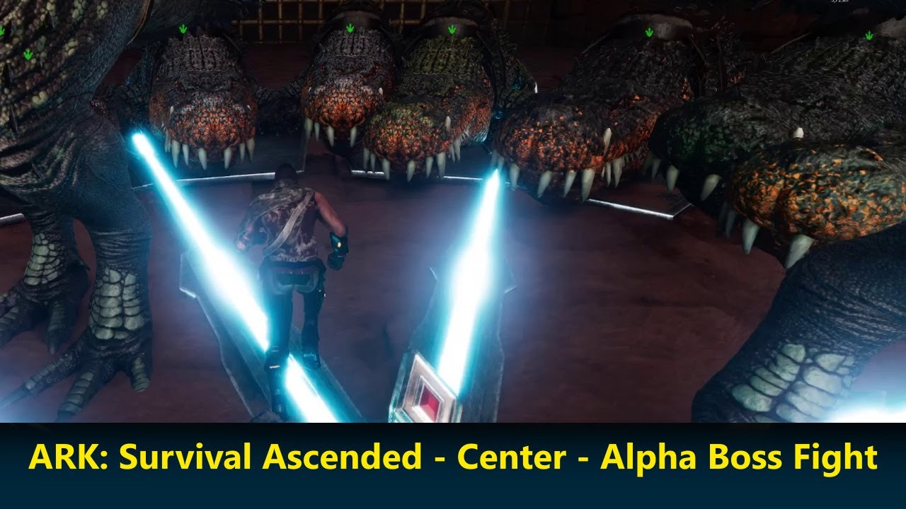 Center Alpha Boss - Ark Survival Ascended - YouTube