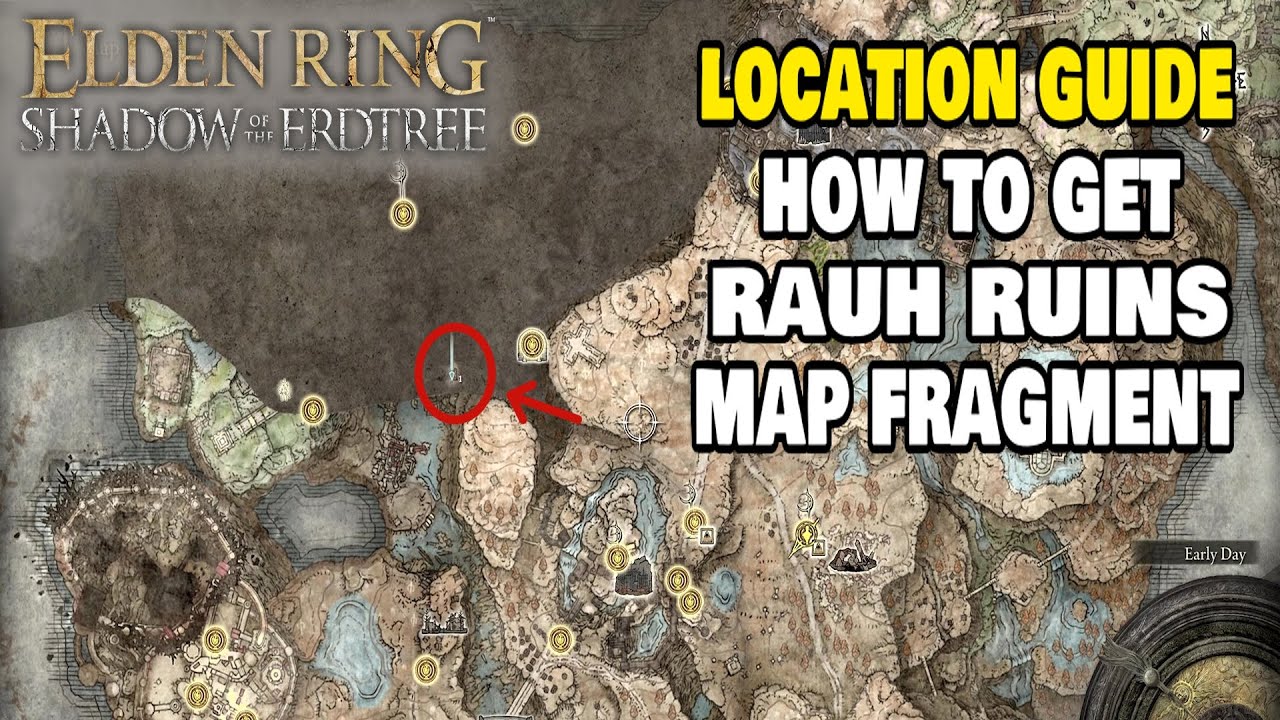 Shadow Of The Erdtree | How To Get Rauh Ruins Map Fragment - Location ...
