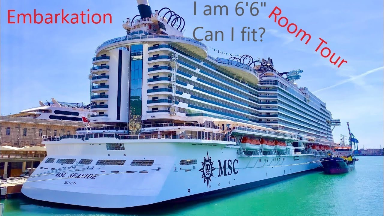MSC Seaside room tour and Embarkation - YouTube