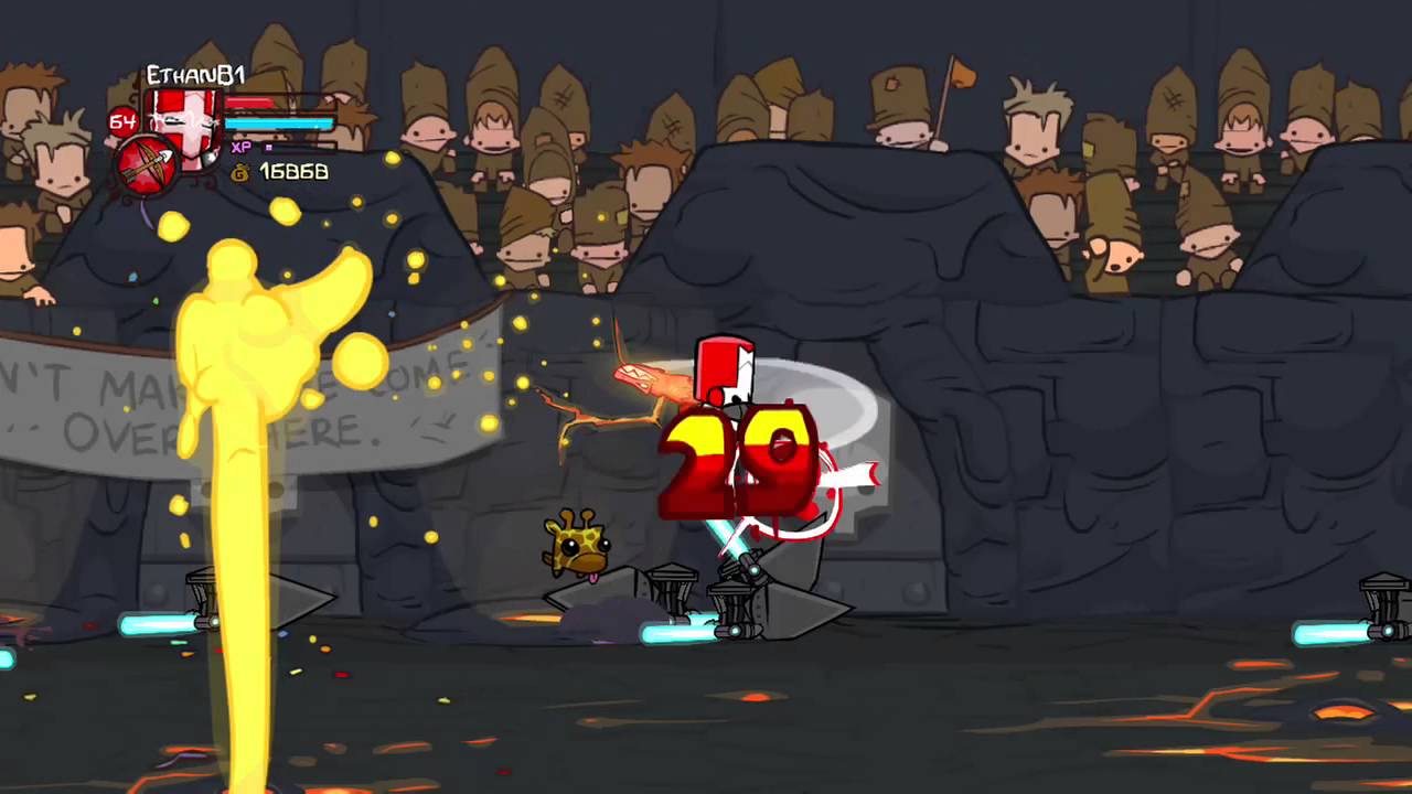 Castle Crashers Lava Arena - YouTube
