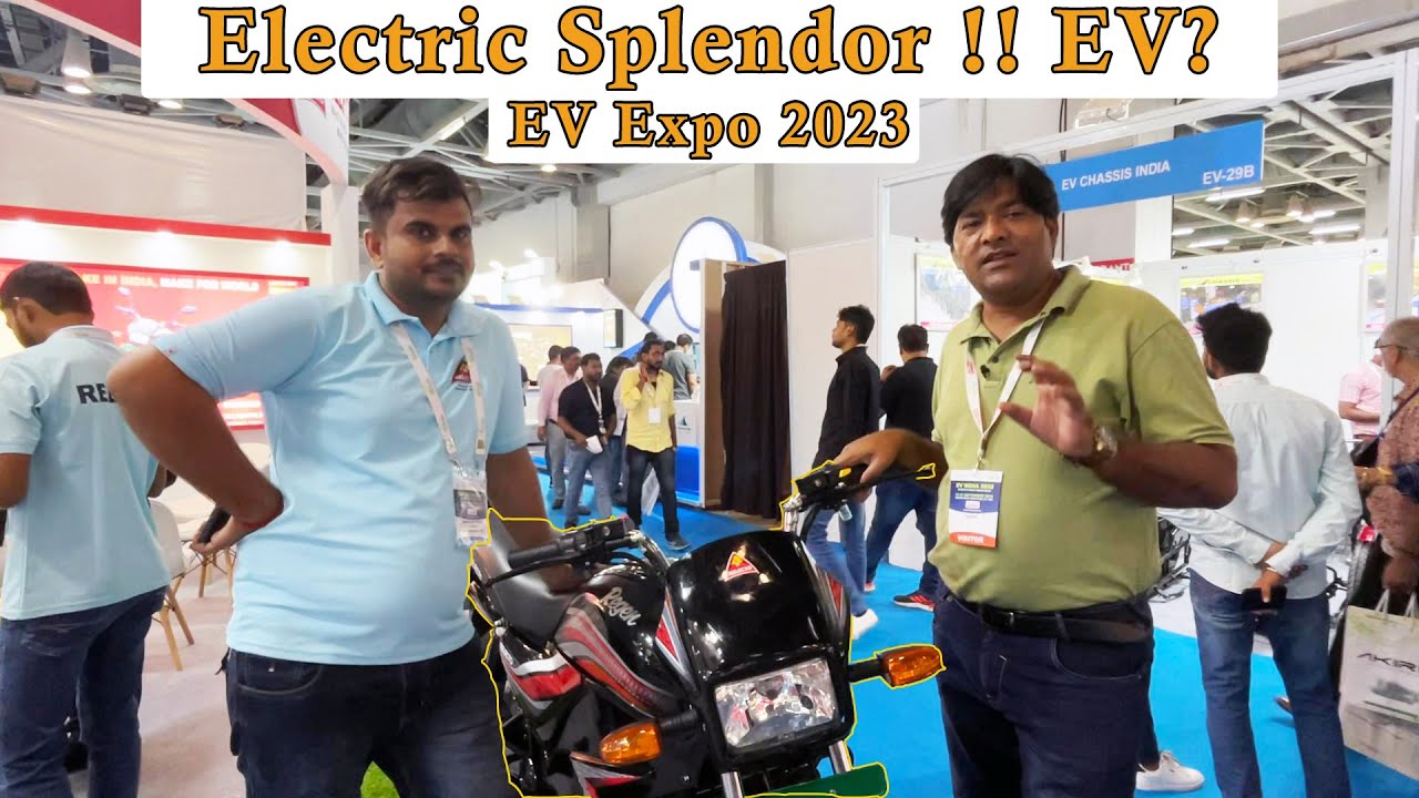 EV India Expo 2023: आगयी नयी Splendor EV इलेक्ट्रिक | Unveiling the ...