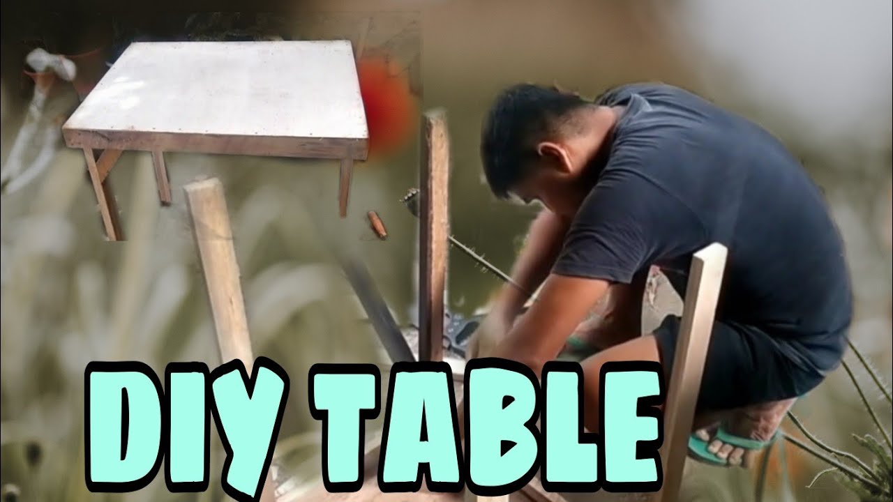 SIMPLE DIY TABLE - YouTube