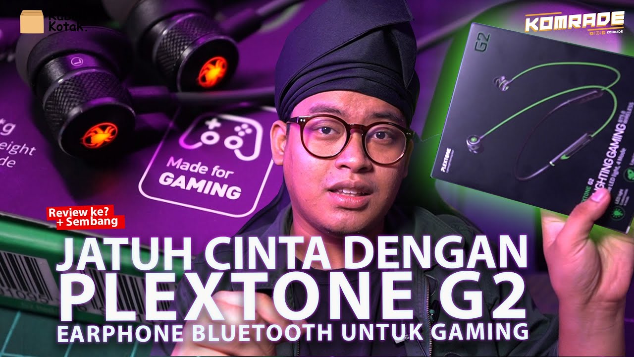JATUH CINTA DENGAN PLEXTONE G2. EARPHONE BLUETOOTH UNTUK GAMING ...