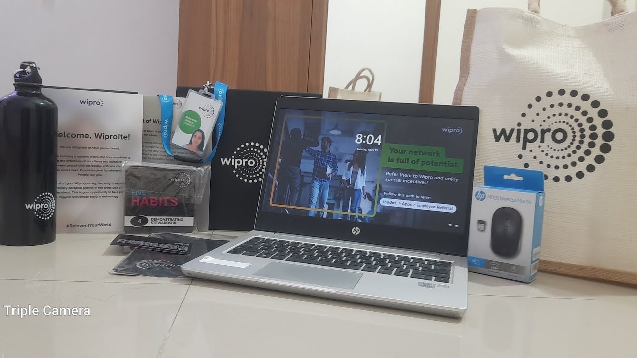Wipro Limited Welcome Kit Unboxing | What's Inside for New Joiners ...