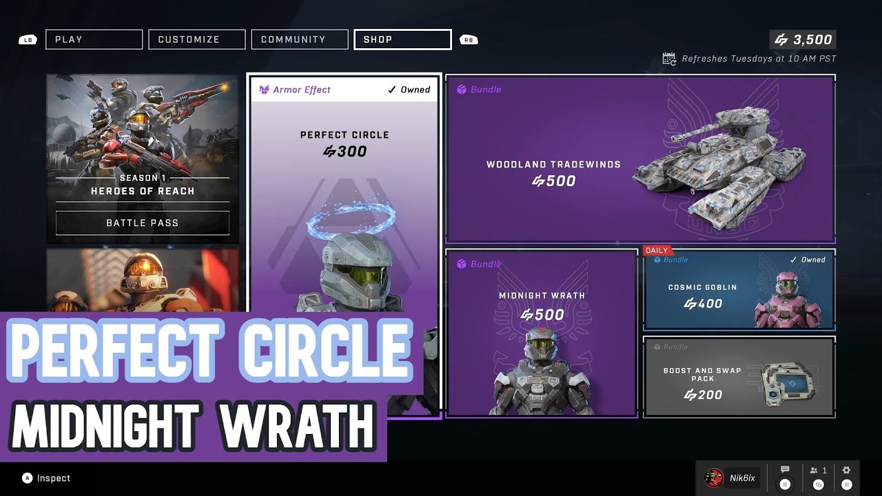 PERFECT CIRCLE + MIDNIGHT WRATH ARE BACK - HALO INFINITE - YouTube