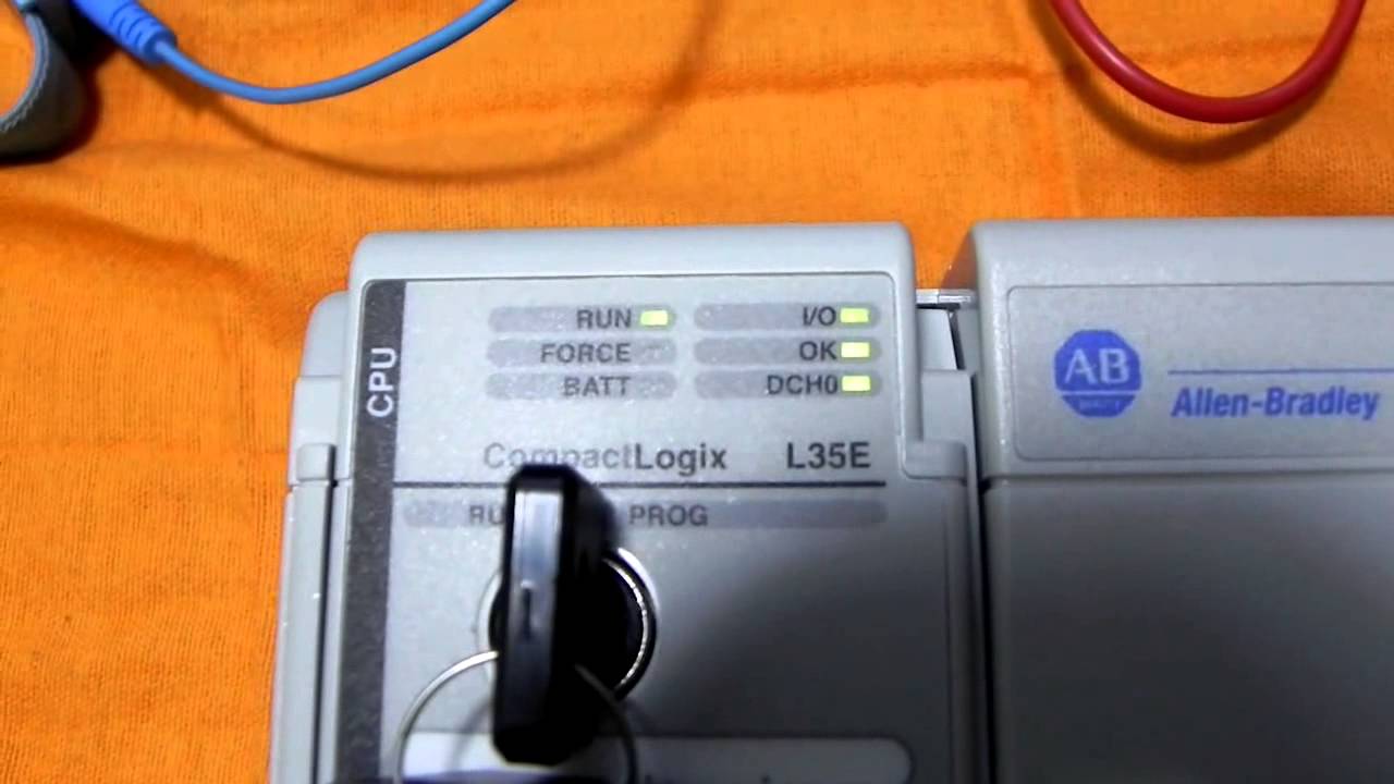 Allen Bradley Cpu Compact Logix 1769-l35e Ser.a (nova) - YouTube