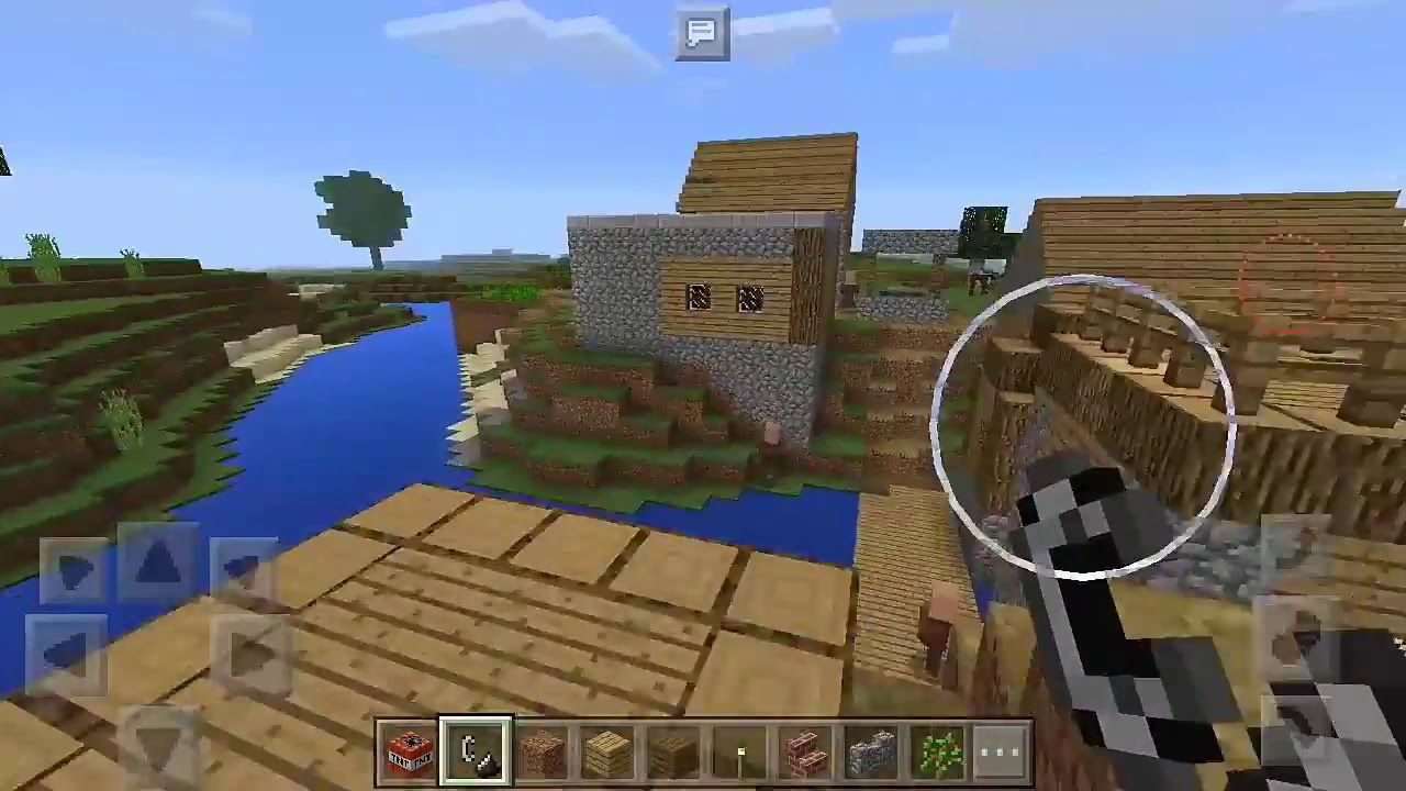 Minecraft 500 TNT ile köy patlattım - YouTube