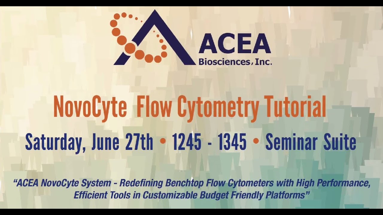 Novocyte Webinar - CYTO Conference 2015 - YouTube