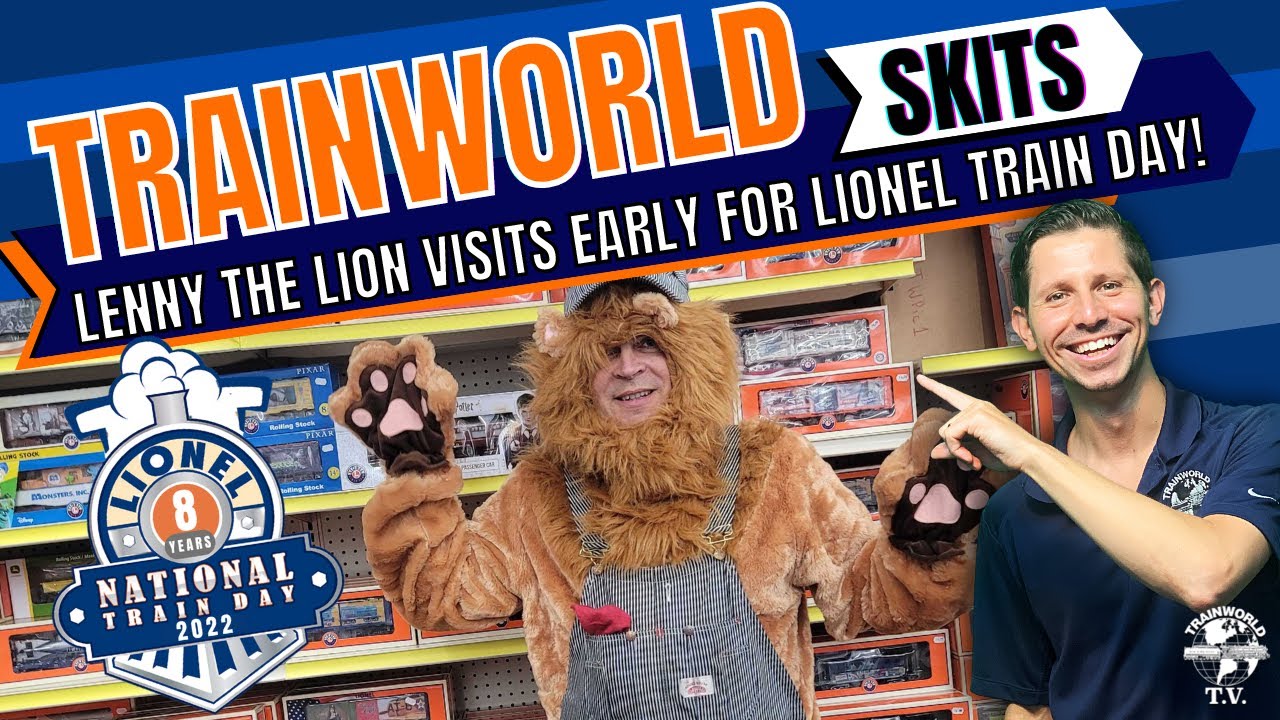 Lenny The Lion Comes Early To TrainLand For National Lionel Train Day ...