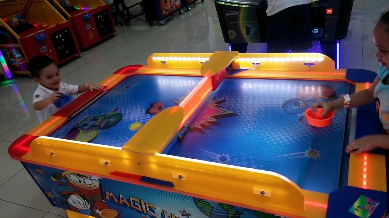 JOSHI-TV // hockey table indoor playground - YouTube