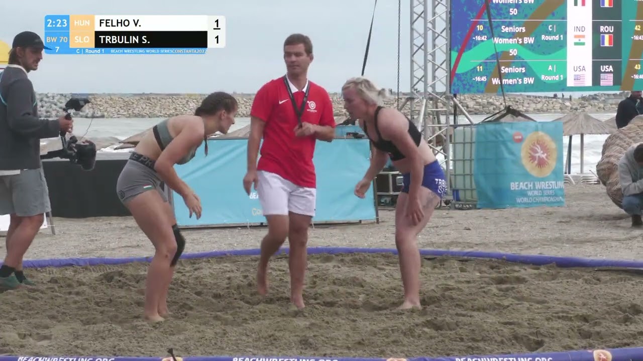 Round 1 Women's BW - 70 kg: V. FELHO (HUN) v. S. TRBULIN (SLO) - YouTube
