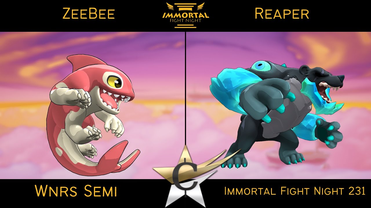 Immortal Fight Night 230 Wnrs Semi - ZeeBee (Orcane) Vs Reaper (Etalus ...