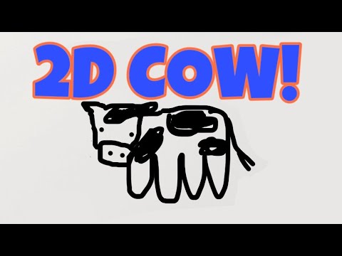 2D COW! - YouTube