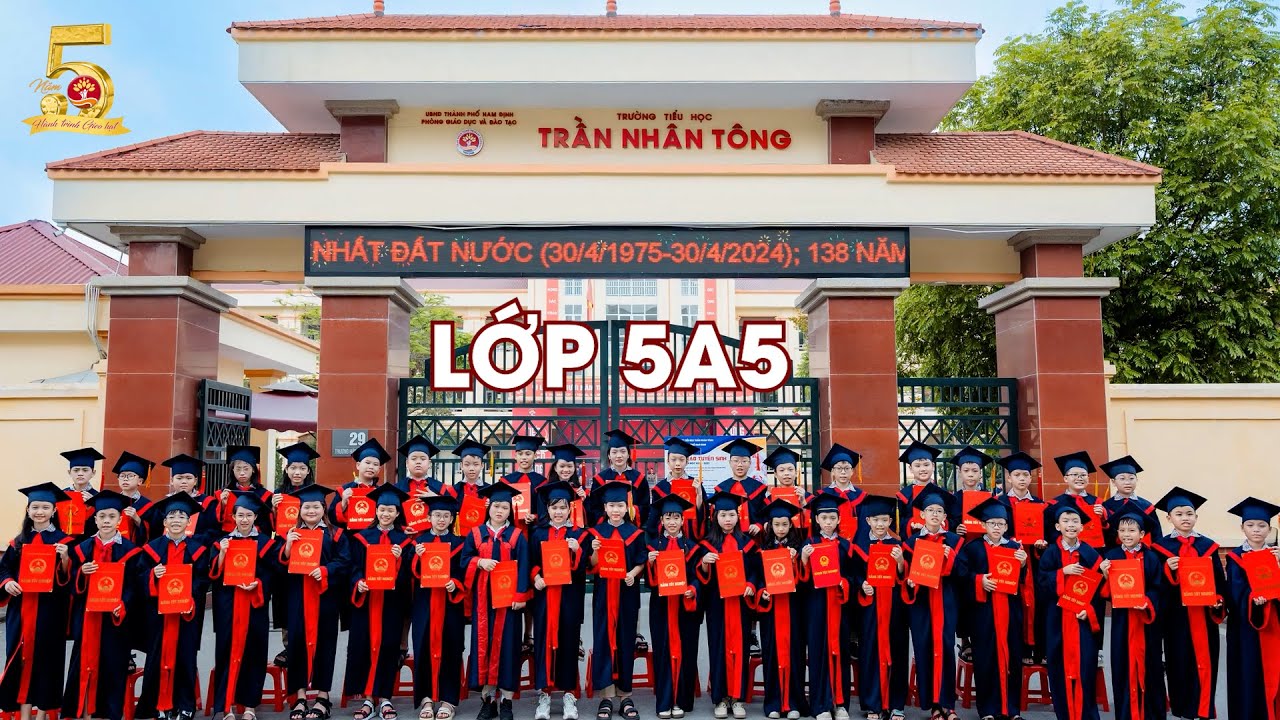 CLIP LỚP 5A5 - TRƯỜNG TIỂU HỌC TRẦN NHÂN TÔNG - YouTube