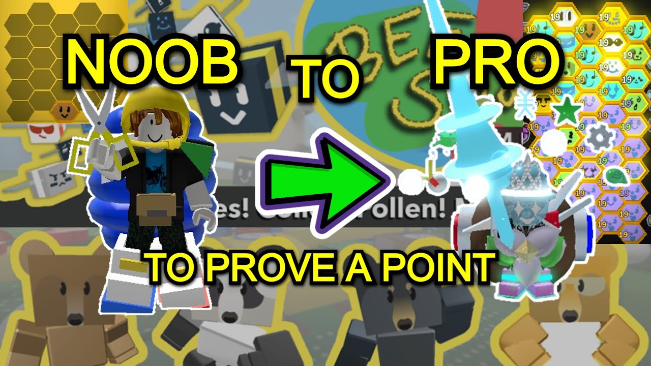 NOOB to PRO | Bee Swarm Simulator - YouTube