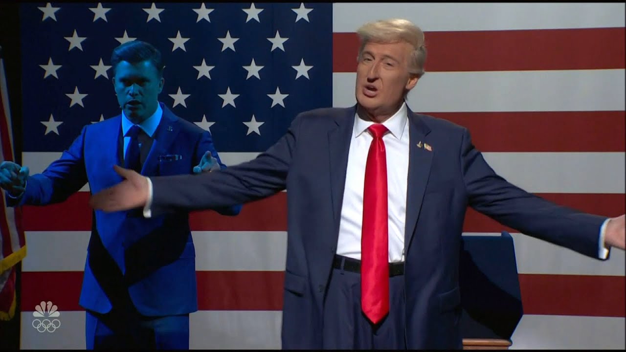 'SNL' Wastes No Time Poking Fun At President Donald Trump - YouTube