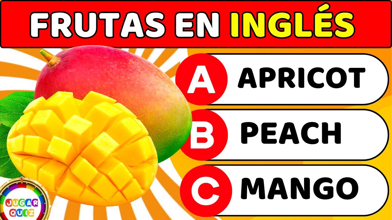 Test de FRUTAS en Inglés 🍒🥑 | English Test - Nivel Fácil | Jugar Quiz ...