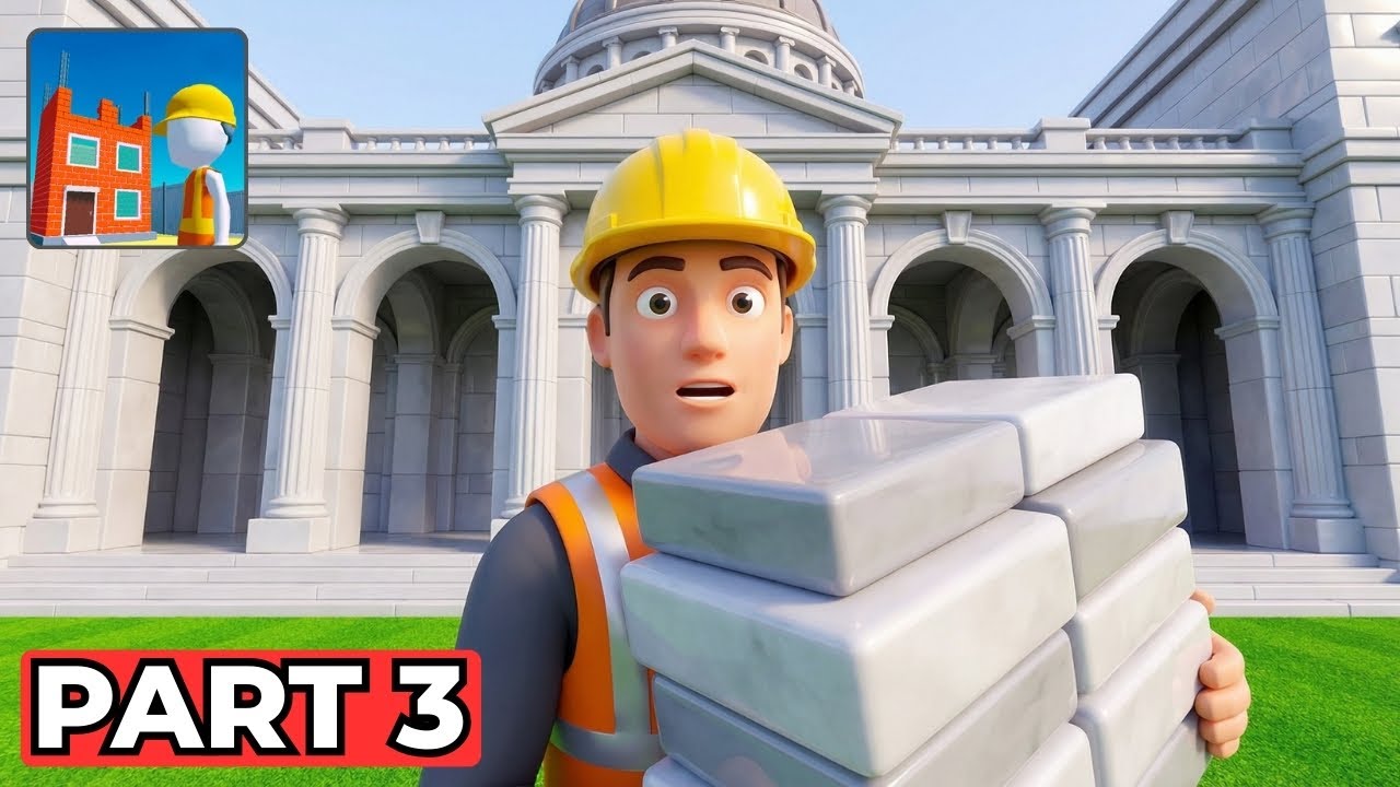Pro Builder 3D Gameplay Part 3 – BUILDING A CITY | White Stone Unlock ...
