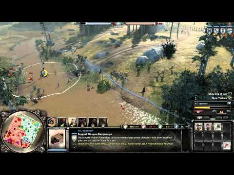 COH2 Conscript merge to AT Bug squad ran away - YouTube