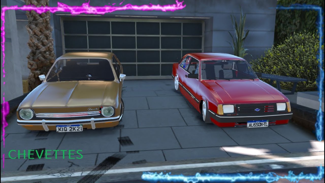 #1milinscritos GTA V MOD DE ROLE COM CHEVETTES TURBOS DO GTA 5 E FIVE M ...