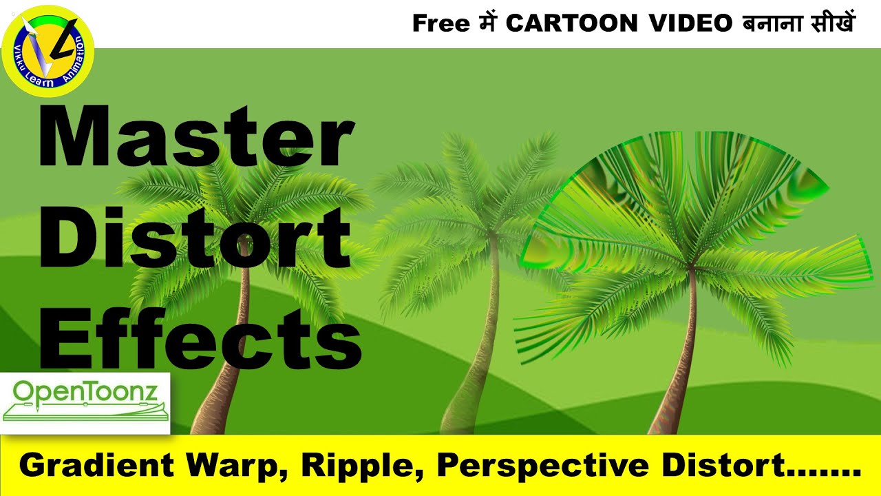 OpenToonz Master Distort Effects | Gradient Warp, Ripple, and ...