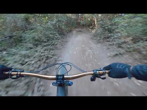 13 foot Gap on Friday the 13th on the 2020 Specialized Enduro Comp