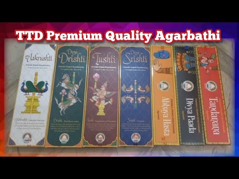 TTD Premium Quality Agarbathi & Flora Bathi #ttd #tirumala #tirupati # ...