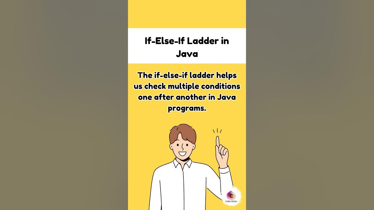 Understanding the If-Else-If Ladder in Java #java #ifelse - YouTube