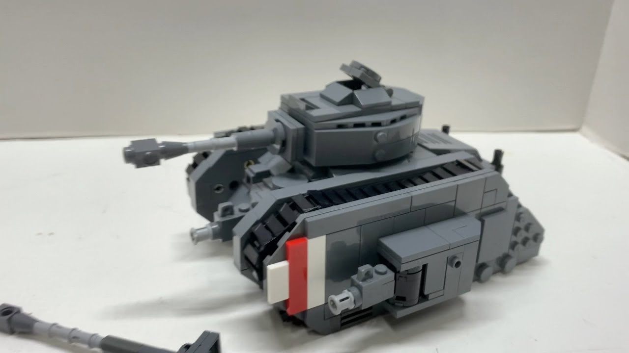 Rebrickable LEGO Warhammer Tank, overview - YouTube