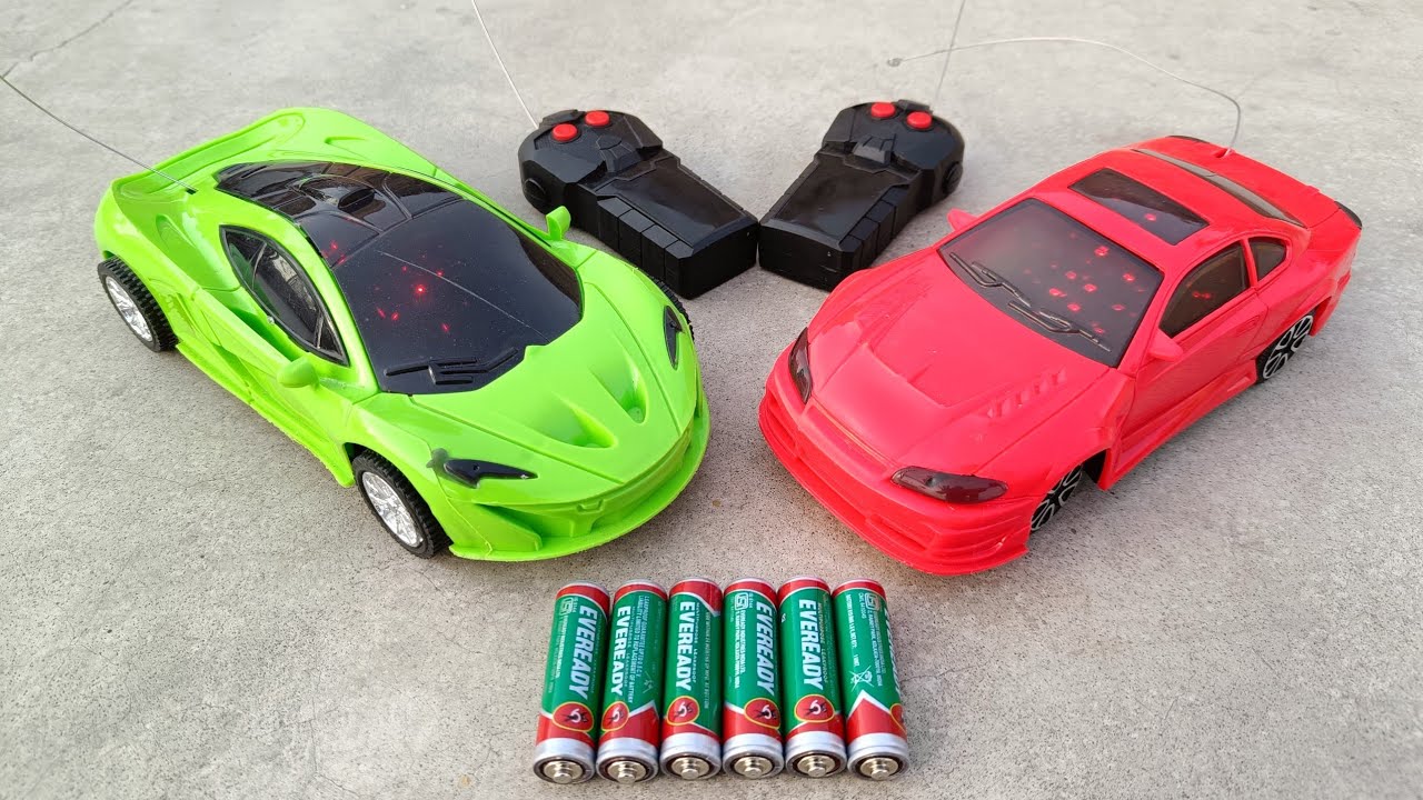 Remote control Rechargeable rc car unboxing and testing & 3d light rc ...