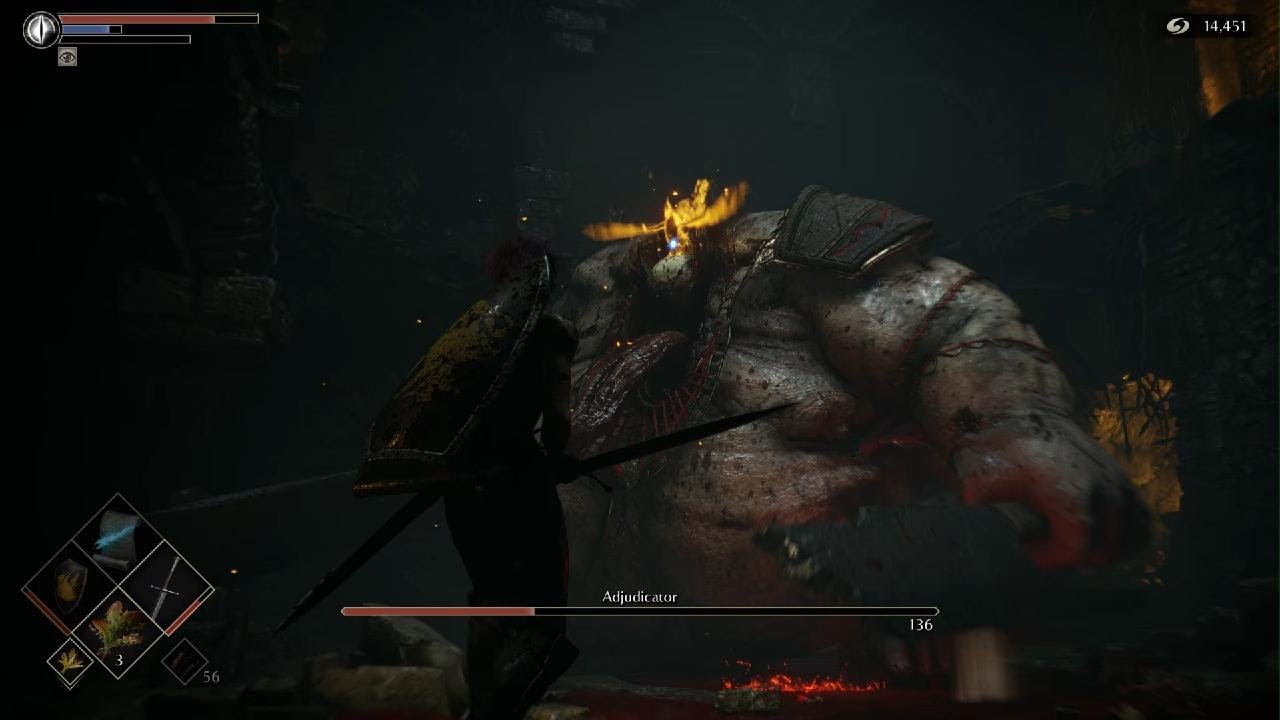 Demon's Souls PS5 - Adjudicator boss fight - YouTube