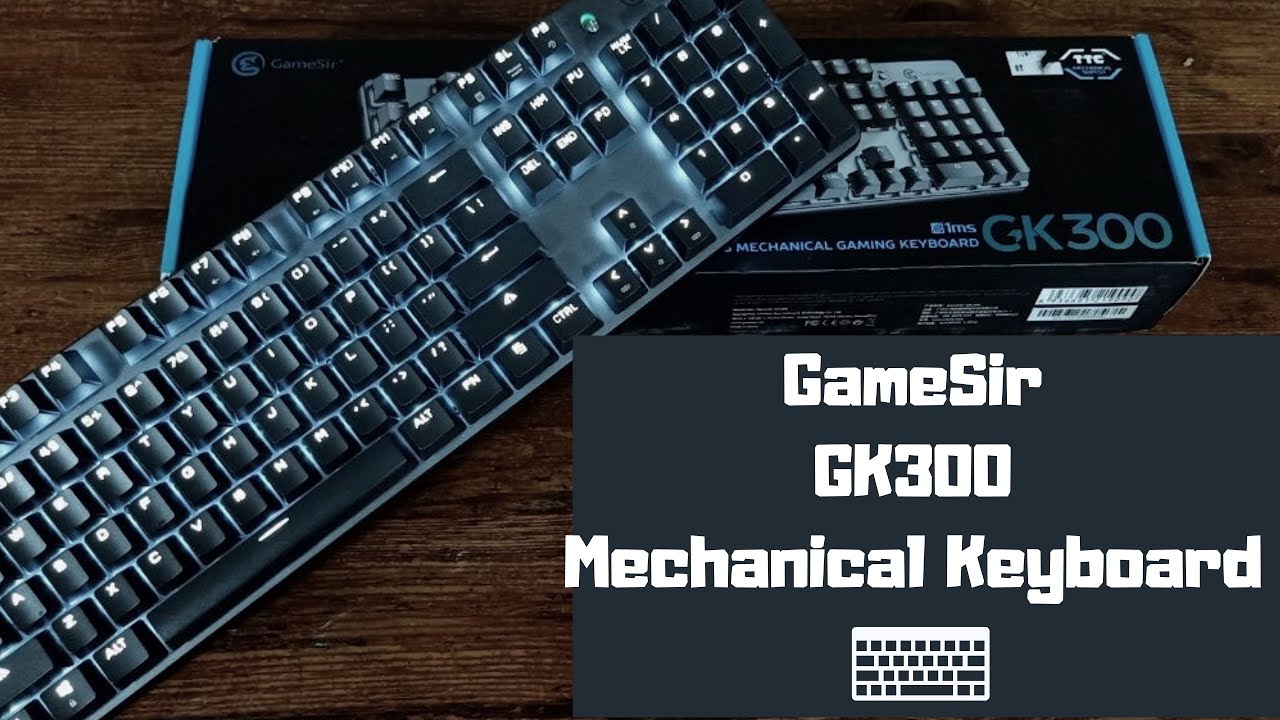 GAMESIR GK300 Wireless Mechanical Gaming Keyboard | Unbox with VIN ...