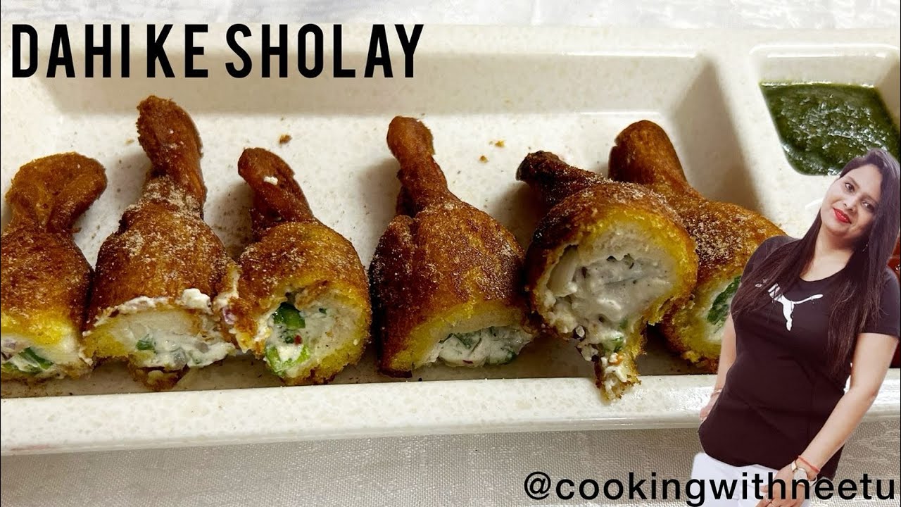 Dahi Ke Sholay Recipe | Dahi Bread Rolls | Dahi Ke Sholay | Quick ...