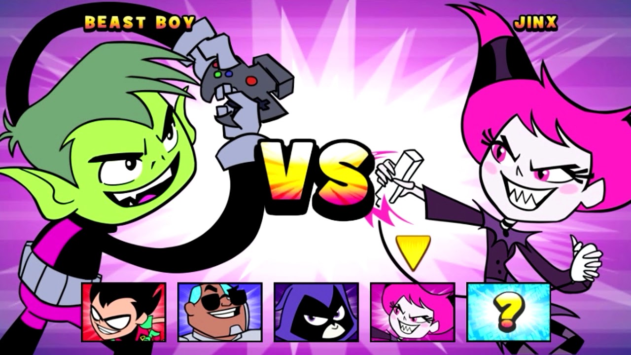 Teen Titans Go! - JUMP JOUSTS - Cutie and The Beast [Cartoon Network ...