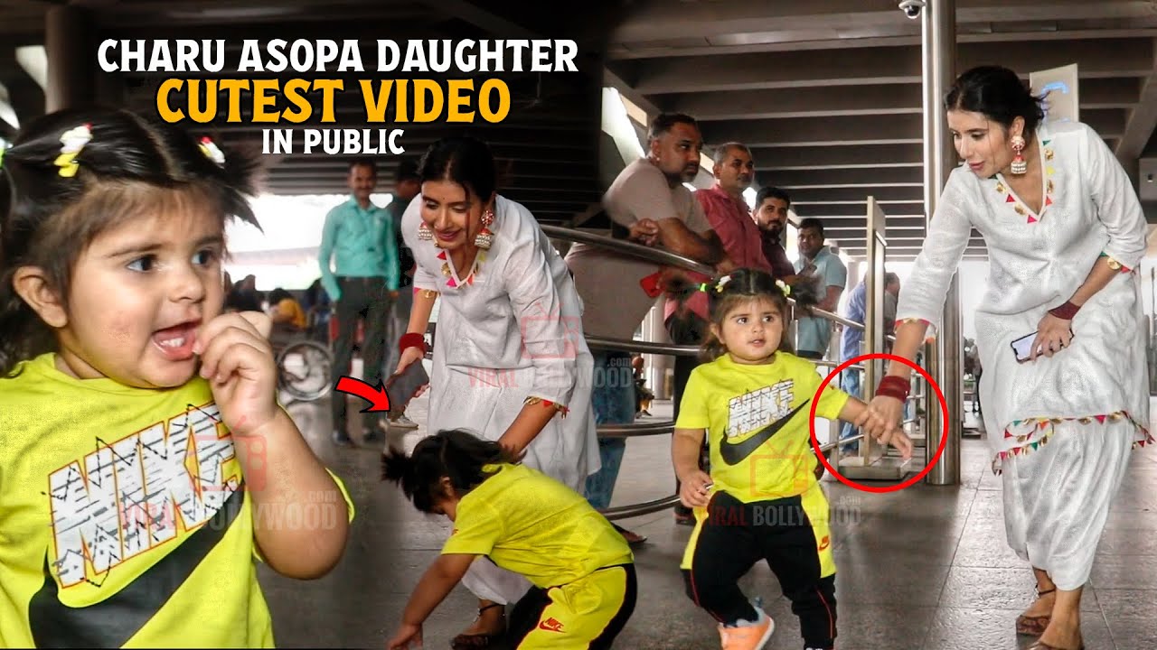 Charu Asopa Daughter Ziana Sen Most Beautiful and Adorable Moment at ...