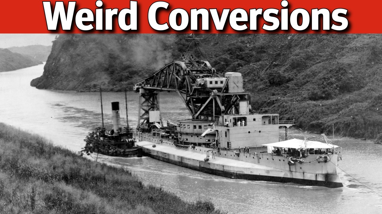 Six of History's WEIRDEST Yet Useful Battleship Conversions - YouTube