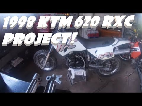 1998 KTM 620 RXC Project - YouTube