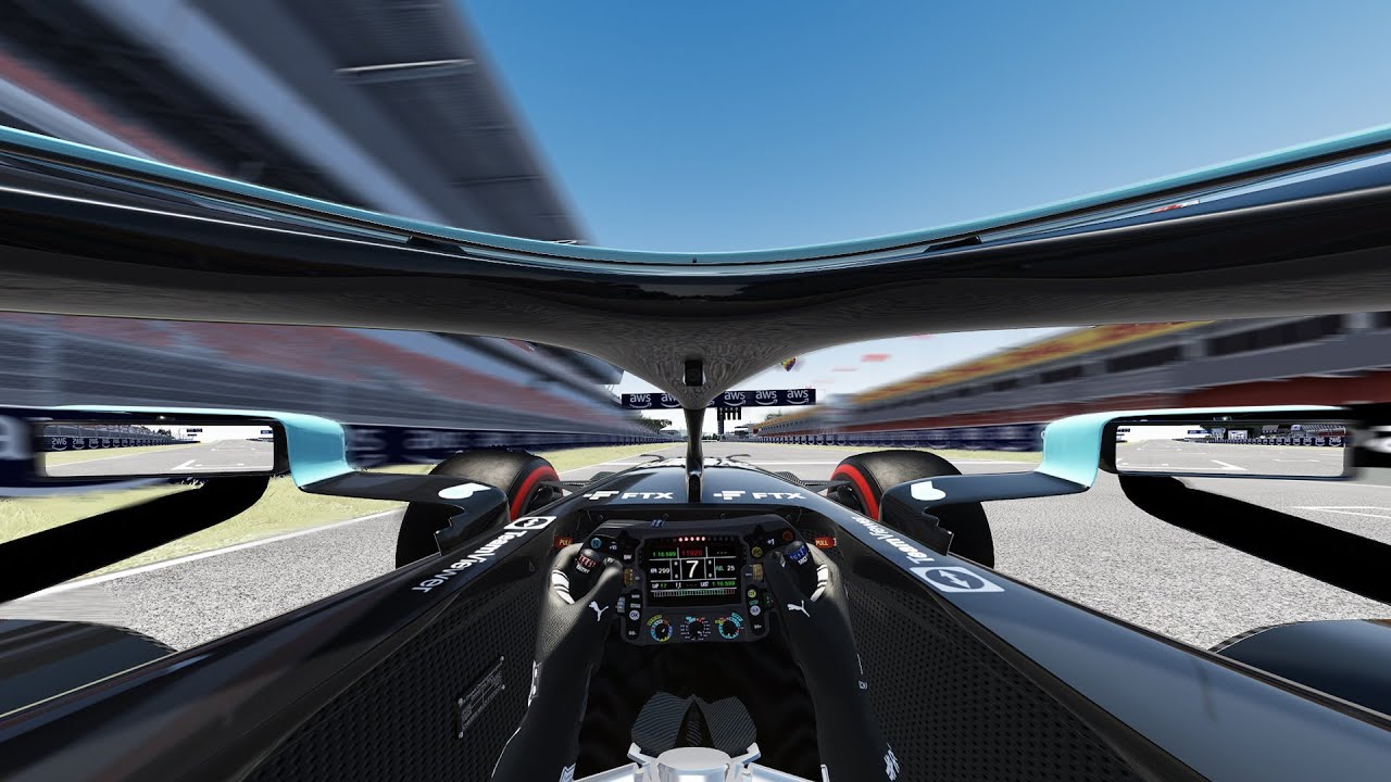 Onboard Mercedes-AMG F1 W12 E Performance - Spanish GP 2023 Layout ...