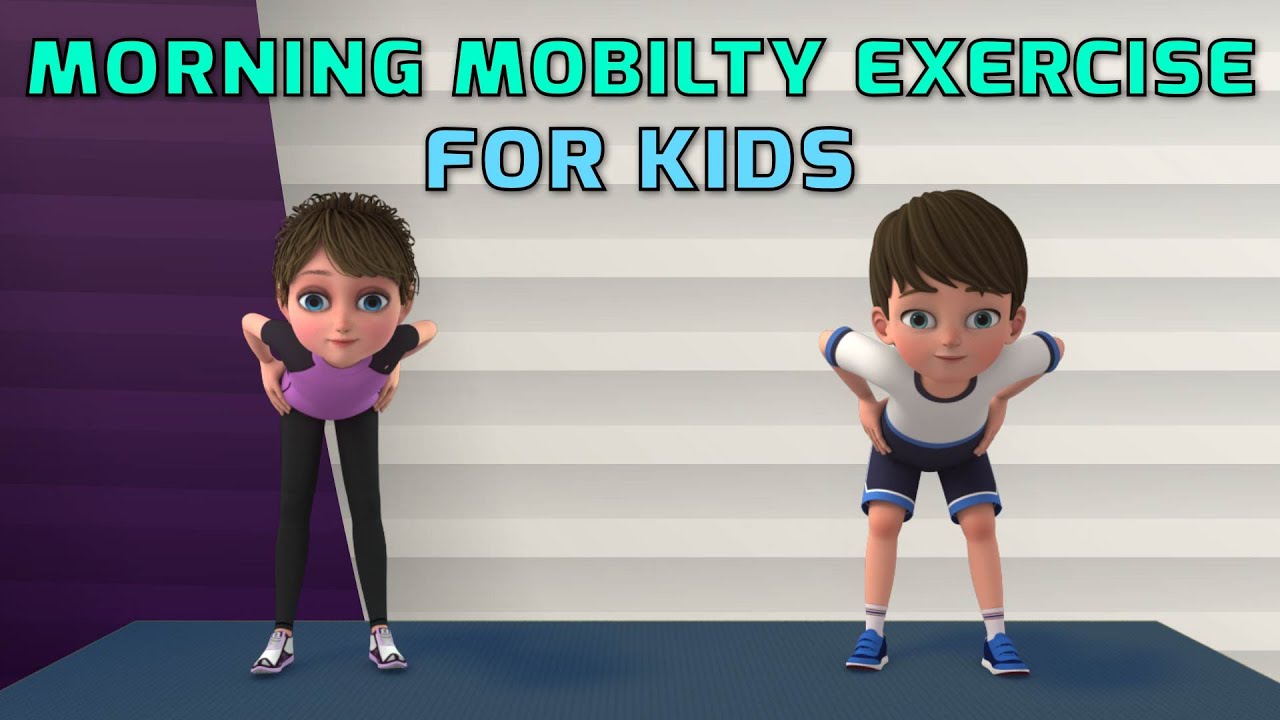 QUICK MORNING WORKOUT FOR KIDS - MOBILITY EXERCISES - YouTube