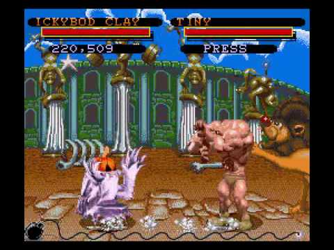 Clay Fighter (SNES / Super Nintendo) - Vizzed.com GamePlay Mynamescox44 ...