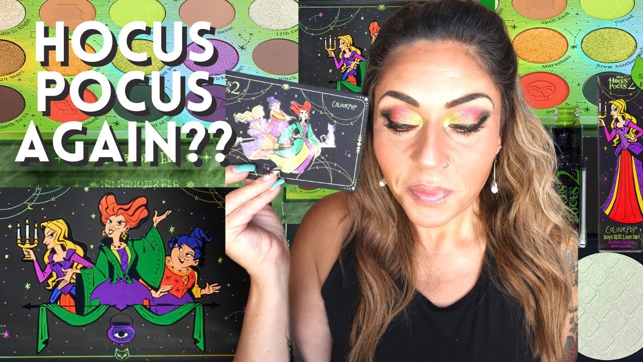 NEW COLOURPOP HOCUS POCUS 2 COLLECTION!! - TUTORIAL - REVIEW & FIRST IMPRESSION - IS IT ANY GOOD ...