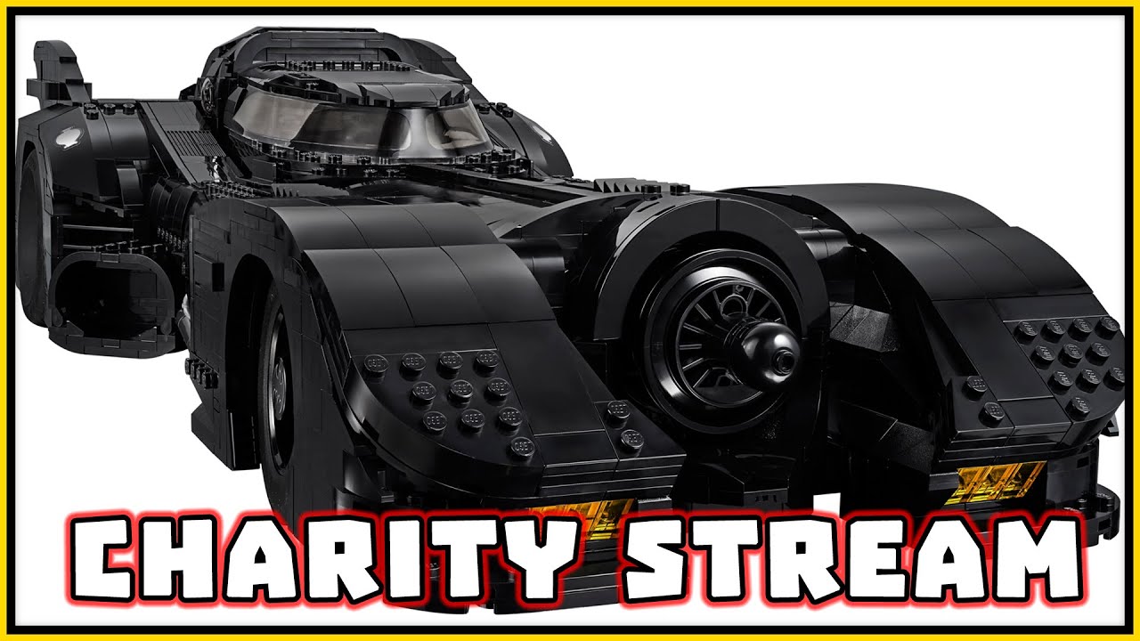 Building a Batmobile for Charity! LEGO Batman Batmobile Live Build ...