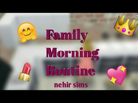 The sims freeplay | Family Morning Routine ~ Aile sabah rutini - YouTube